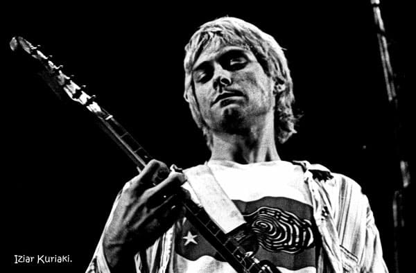 Fotografía "NIRVANA" del concierto de 1992 Arena Valencia